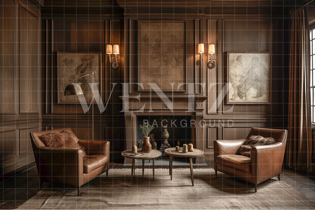 Fabric Photography Background Living Room / Backdrop 3387